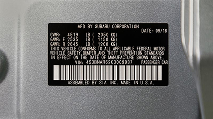 Vehicle Identification and Related Labels