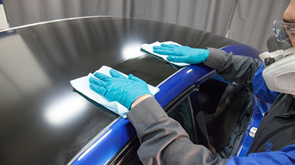 Preparing a Vehicle for Refinishing