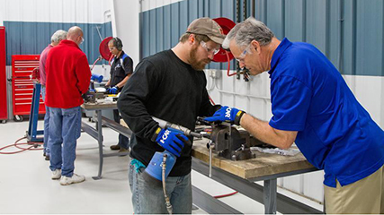 Rivet Bonding Hands-On Skills Development